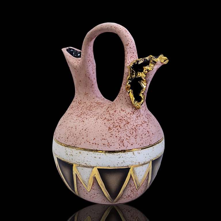 Sharon Penn Art Wedding Vase w/ 22K Gold Inlaid – Diva