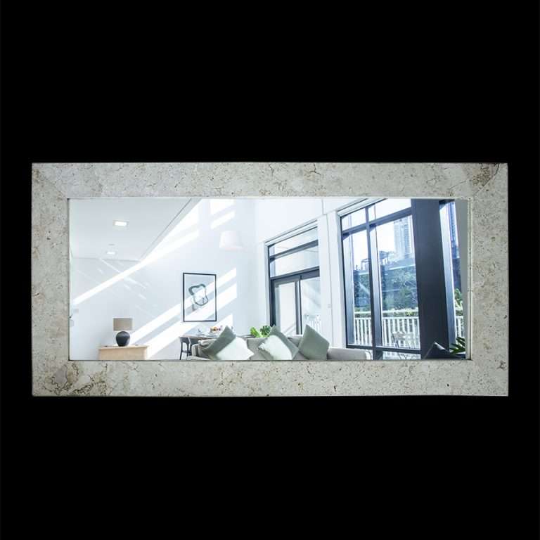 Natural Marble Stone Full Length Mirror / Rectangular Marble Mirror ...