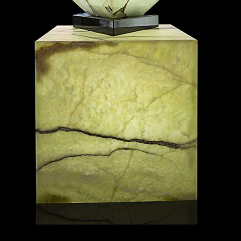 Green Onyx Cube Base / Green Onyx Coffee Table – Diva