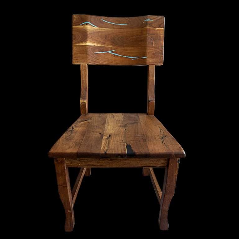 The Sentinel Mesquite Dining Chair/Live Edge Solid Wood Dining Chair – Diva