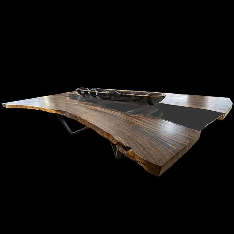 Mesquite Live Edge Dining Table, Life Edge Dining Table, 327 cm – Diva
