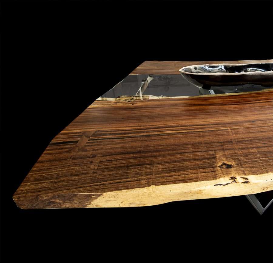 Natural Wood Live Edge Dining Table, Life Edge Dining Table, 327 cm – Diva