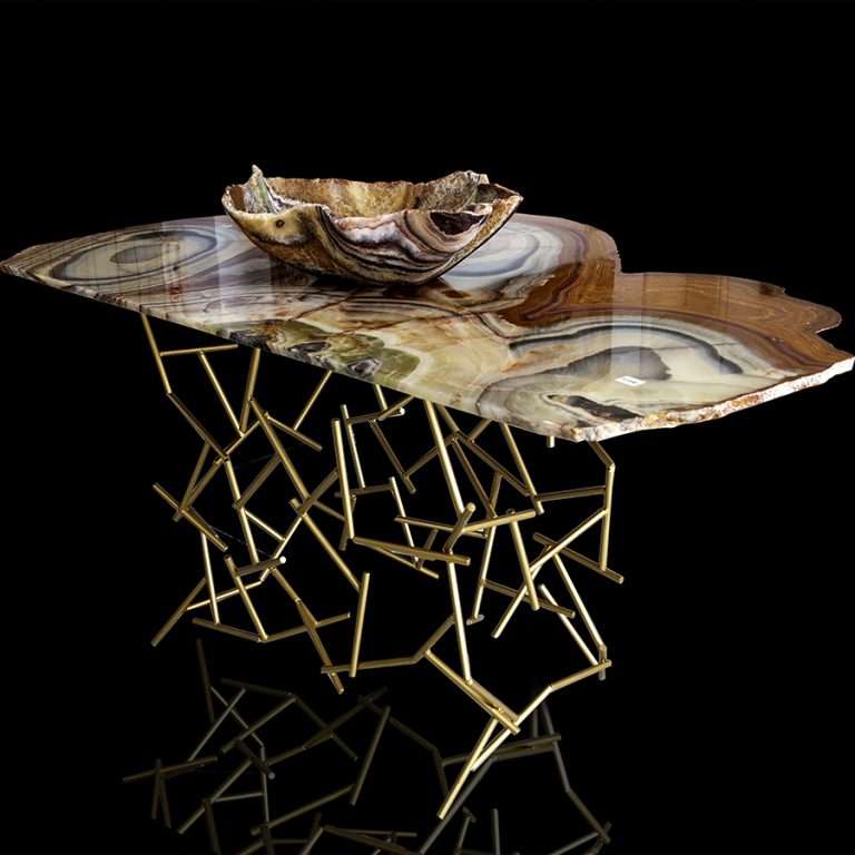 Lucite Whale Side Table Sculpture “Silent Serenade” – Diva