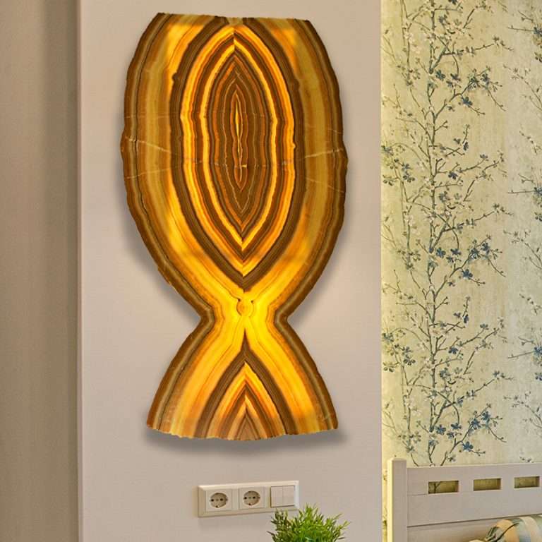 Onyx Fish Wall Display / Onyx Wall Art Display – Diva