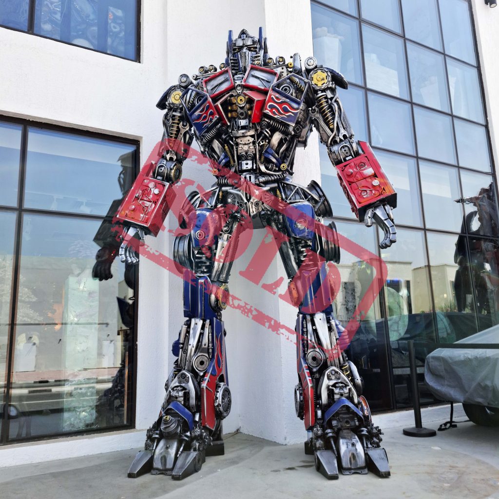 NEW: Transformers: Revenge of The Fallen: Optimus Prime Metal Sculpture ...