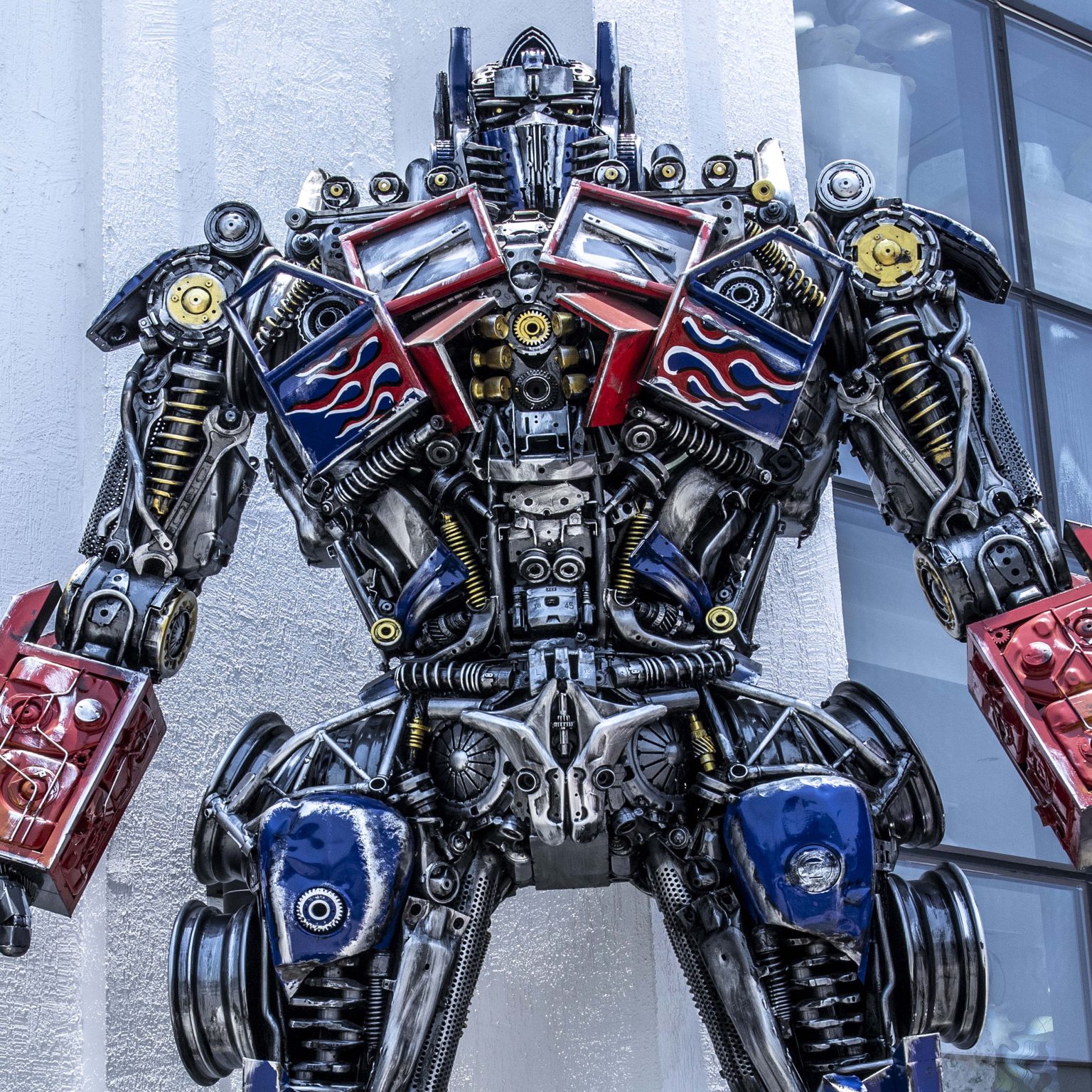 NEW: Transformers: Revenge of The Fallen: Optimus Prime Metal Sculpture ...