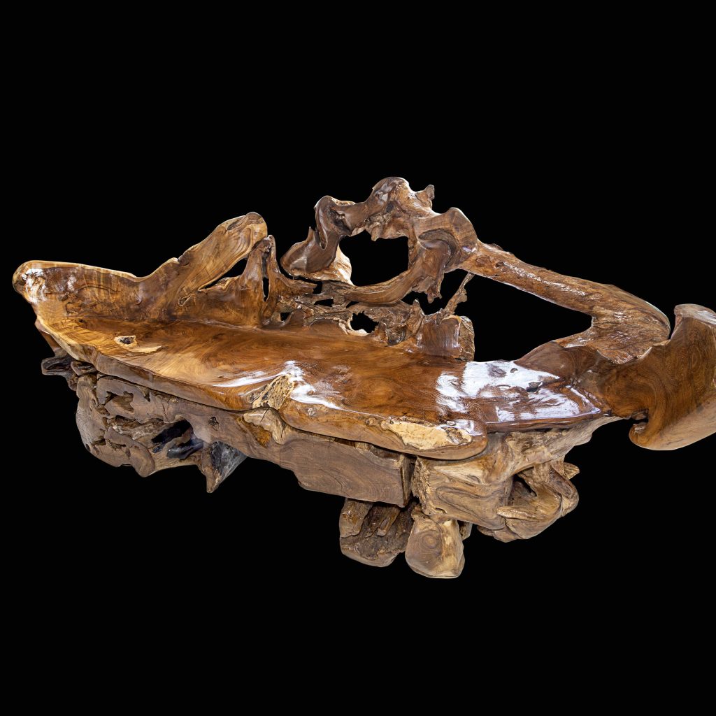 Teak Root Bench / Teak Wooden Bench – Diva