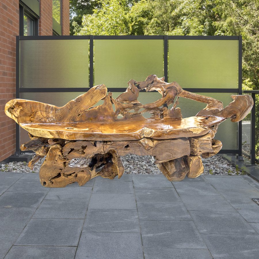 Teak Root Bench / Teak Wooden Bench – Diva