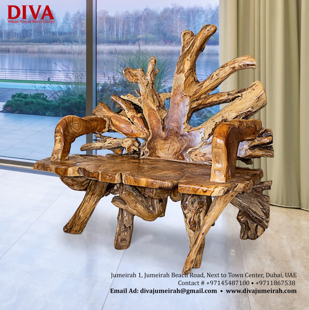 Teak Root Royal King Chair w/ Arms – Diva