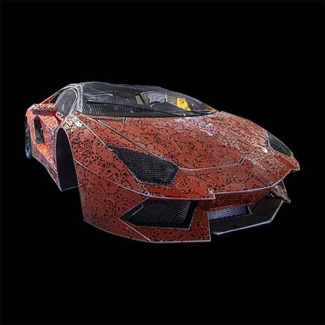 NEW: Luxury cars made from old metals “Lamborghini Aventador Style” – Diva