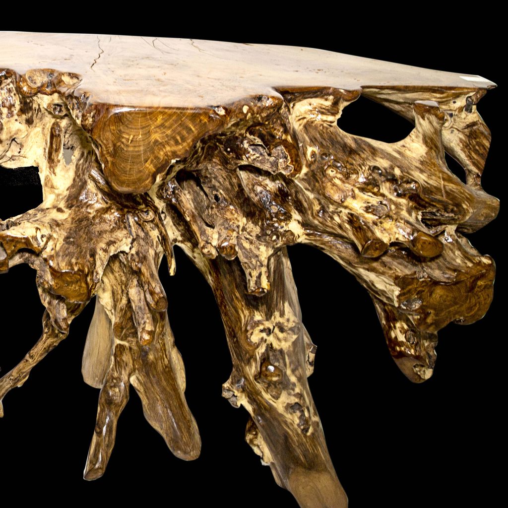 Teak Root Console Table, Minimalist Teak Root Console Table – Diva