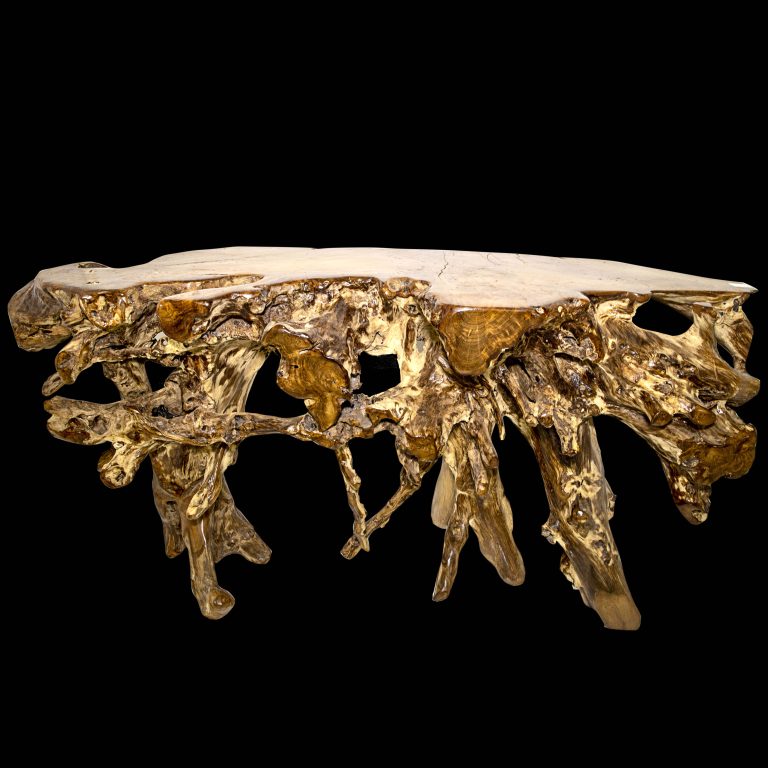 Teak Root Console Table, Minimalist Teak Root Console Table – Diva