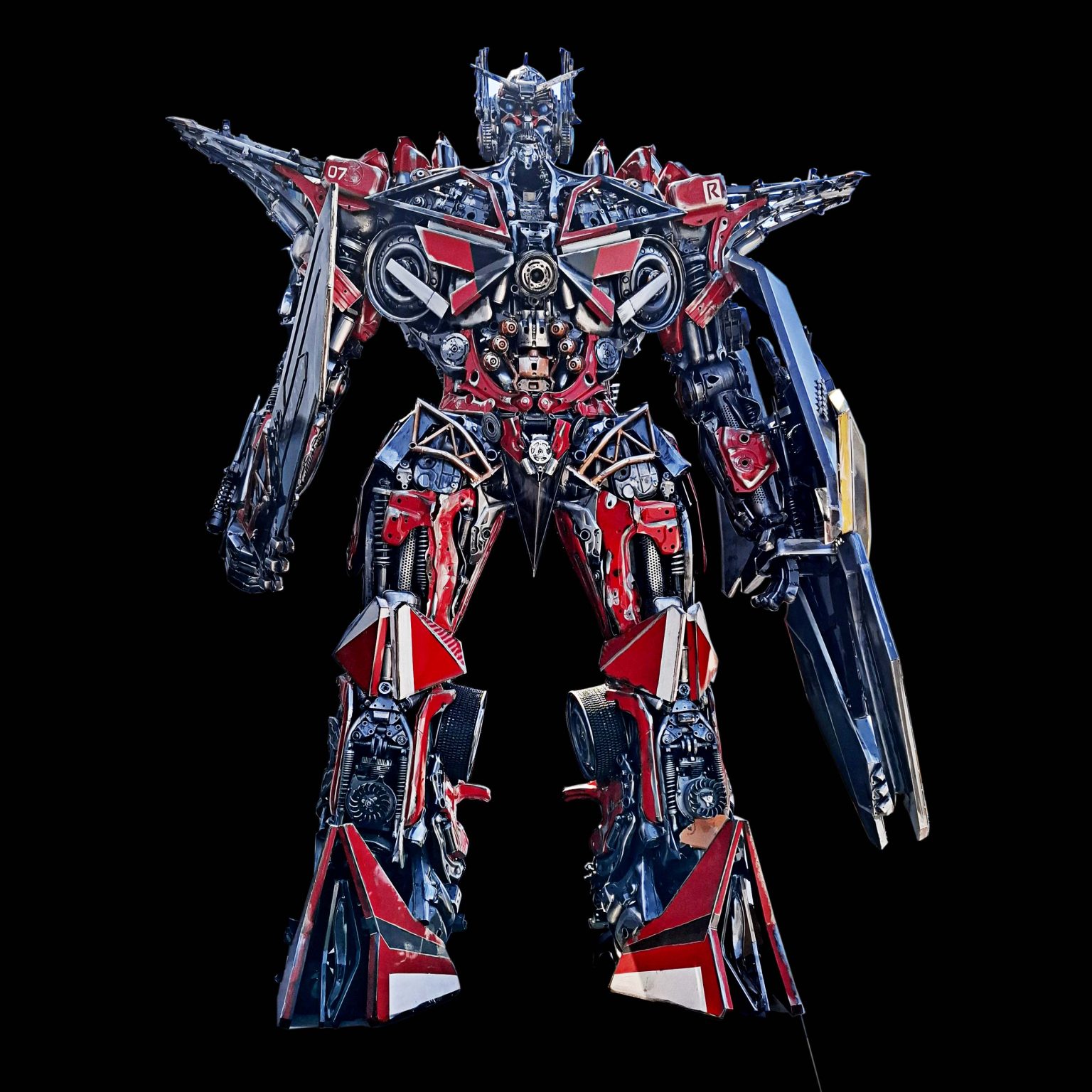 NEW: Sentinel Prime Robot Metal Art Sculpture – Transformer, 4 mts. – Diva