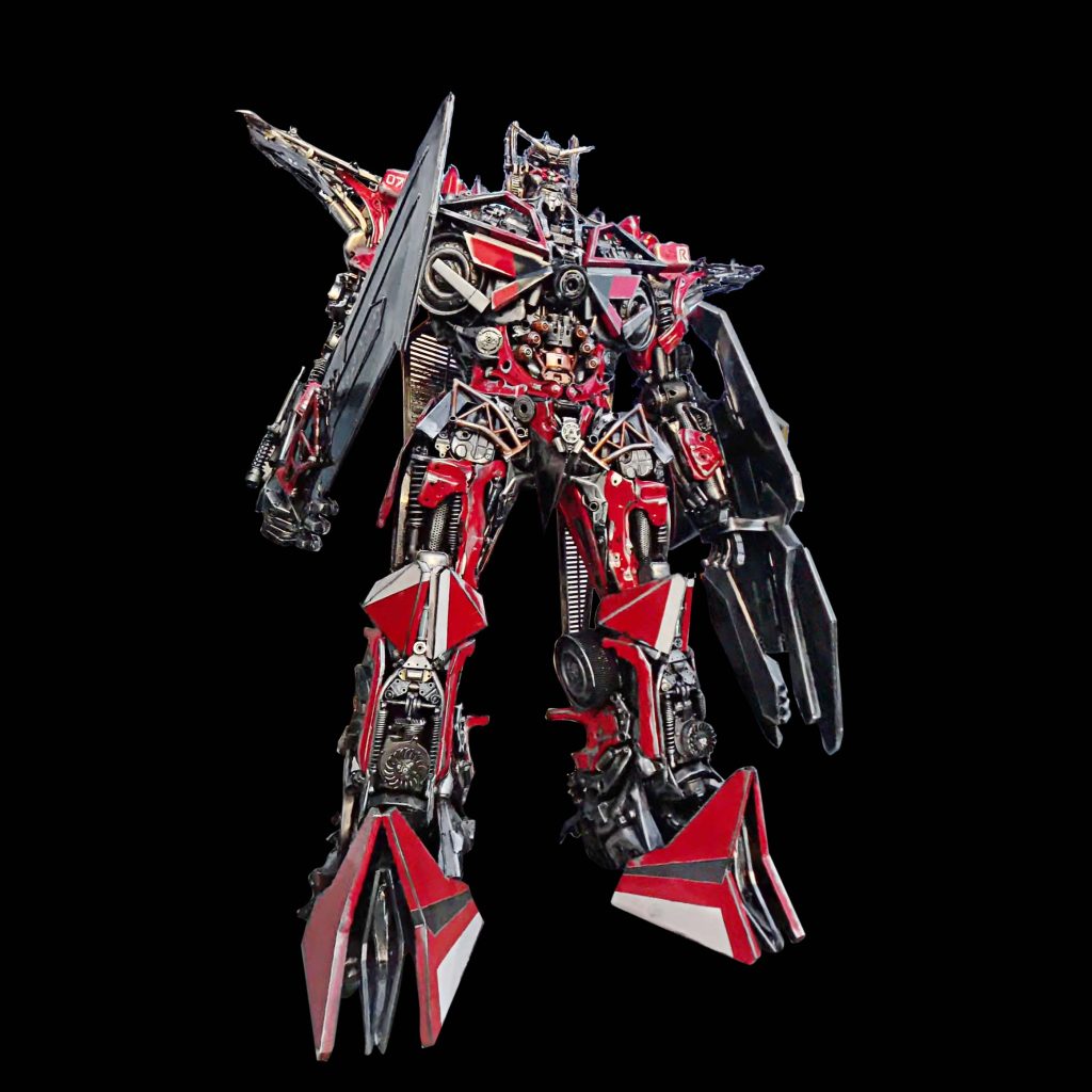 NEW: Sentinel Prime Robot Metal Art Sculpture – Transformer, 4 mts. – Diva