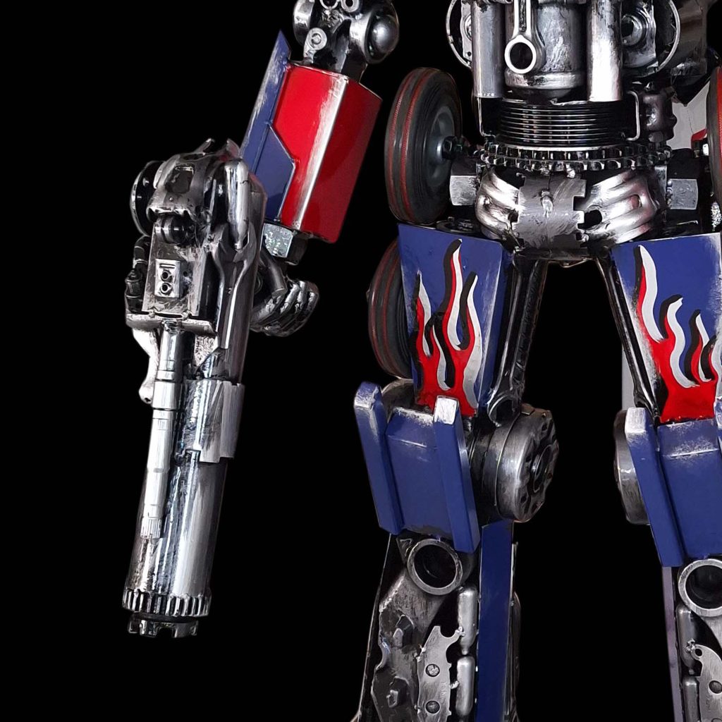 NEW: Transformers: Revenge of The Fallen: Optimus Prime Metal Sculpture ...