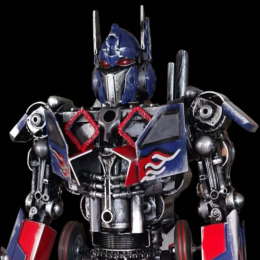 NEW: Transformers: Revenge of The Fallen: Optimus Prime Metal Sculpture ...
