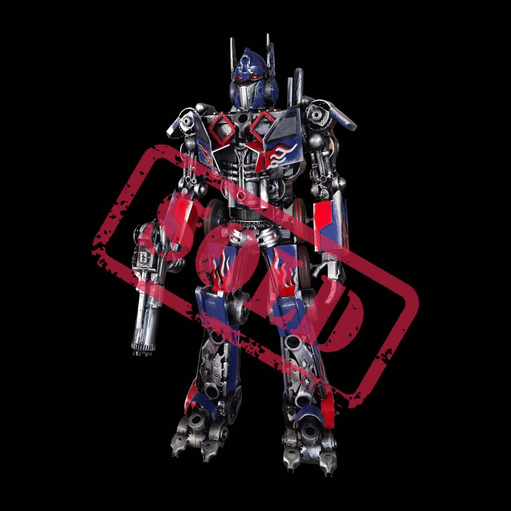 NEW: Transformers: Revenge of The Fallen: Optimus Prime Metal Sculpture ...
