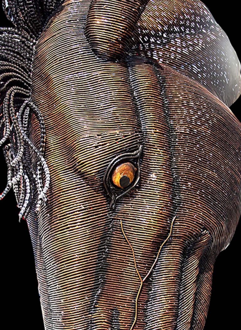 Spirit of the Horse Head Metal Art Sculpture, 2,5 mts. – Diva