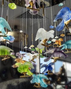 New: AVES LUMINA™ Bird Bloom Glass Chandelier – Diva