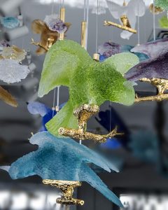 New: AVES LUMINA™ Bird Bloom Glass Chandelier – Diva