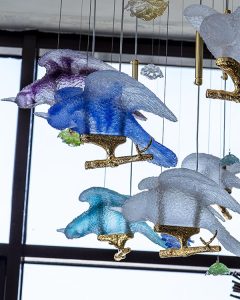 New: AVES LUMINA™ Bird Bloom Glass Chandelier – Diva