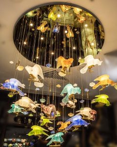New: AVES LUMINA™ Bird Bloom Glass Chandelier – Diva